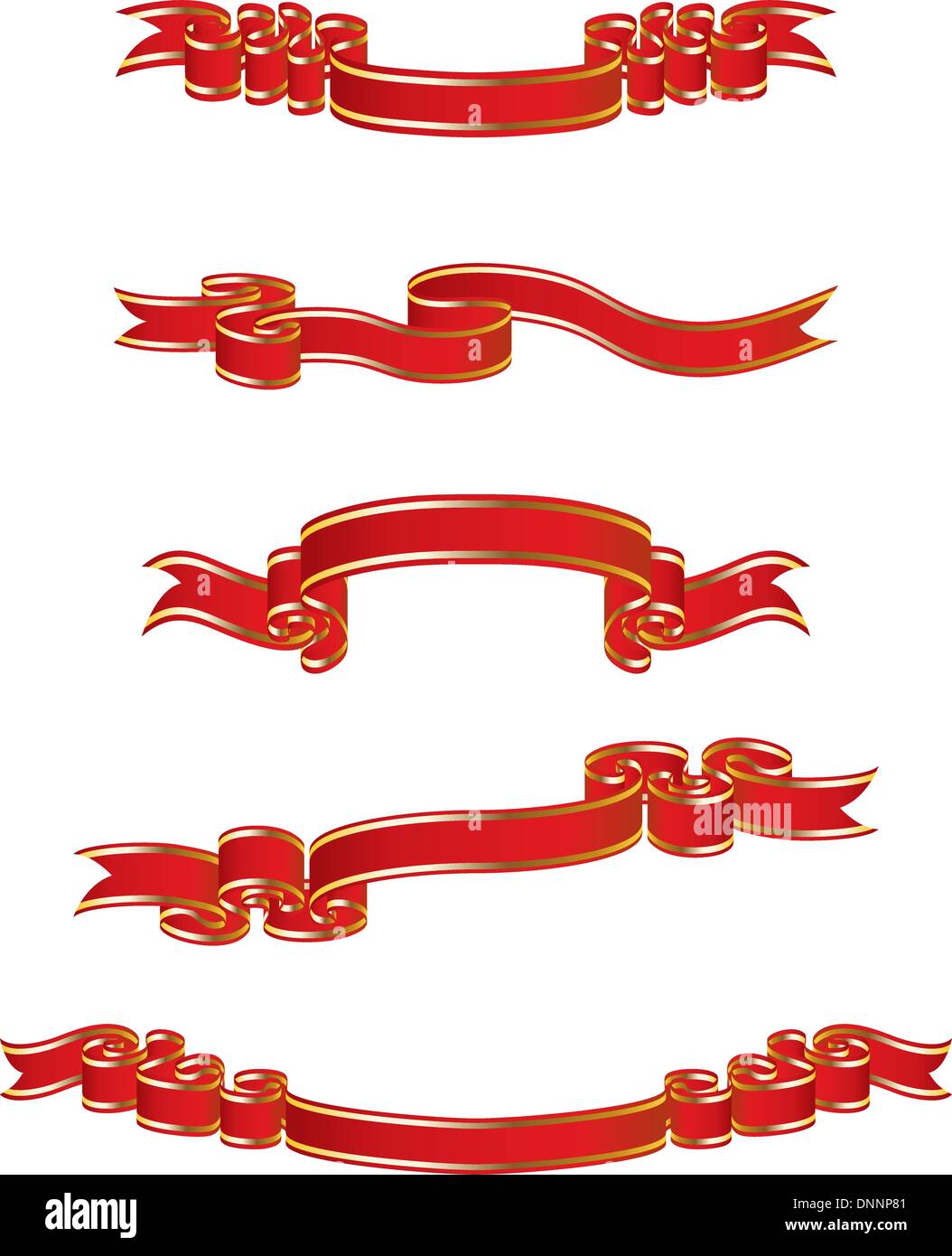 Set of different vector ribbons for design use Stock Vector Image & Art ...