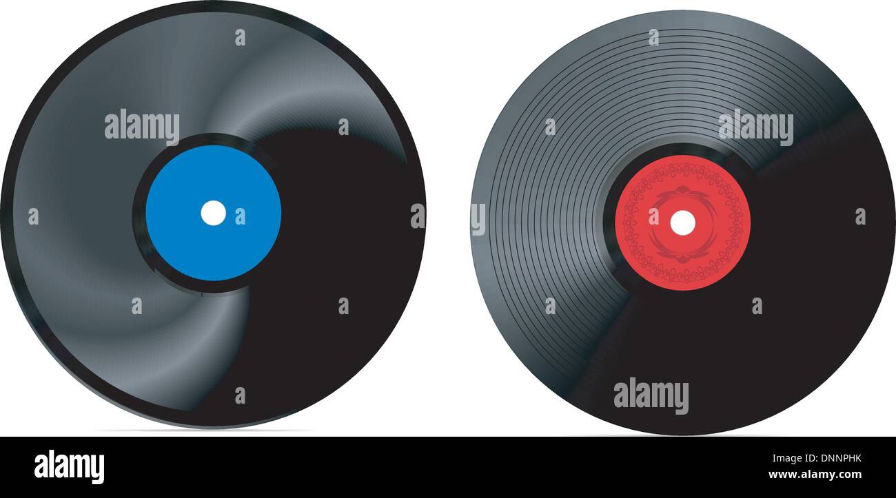 Vinil plate Stock Vector Images - Alamy