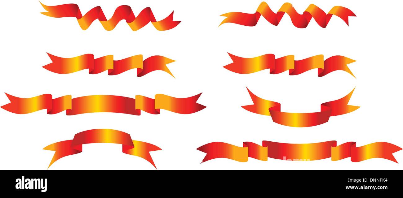 Vector set of red banners Stock Vector Image & Art - Alamy