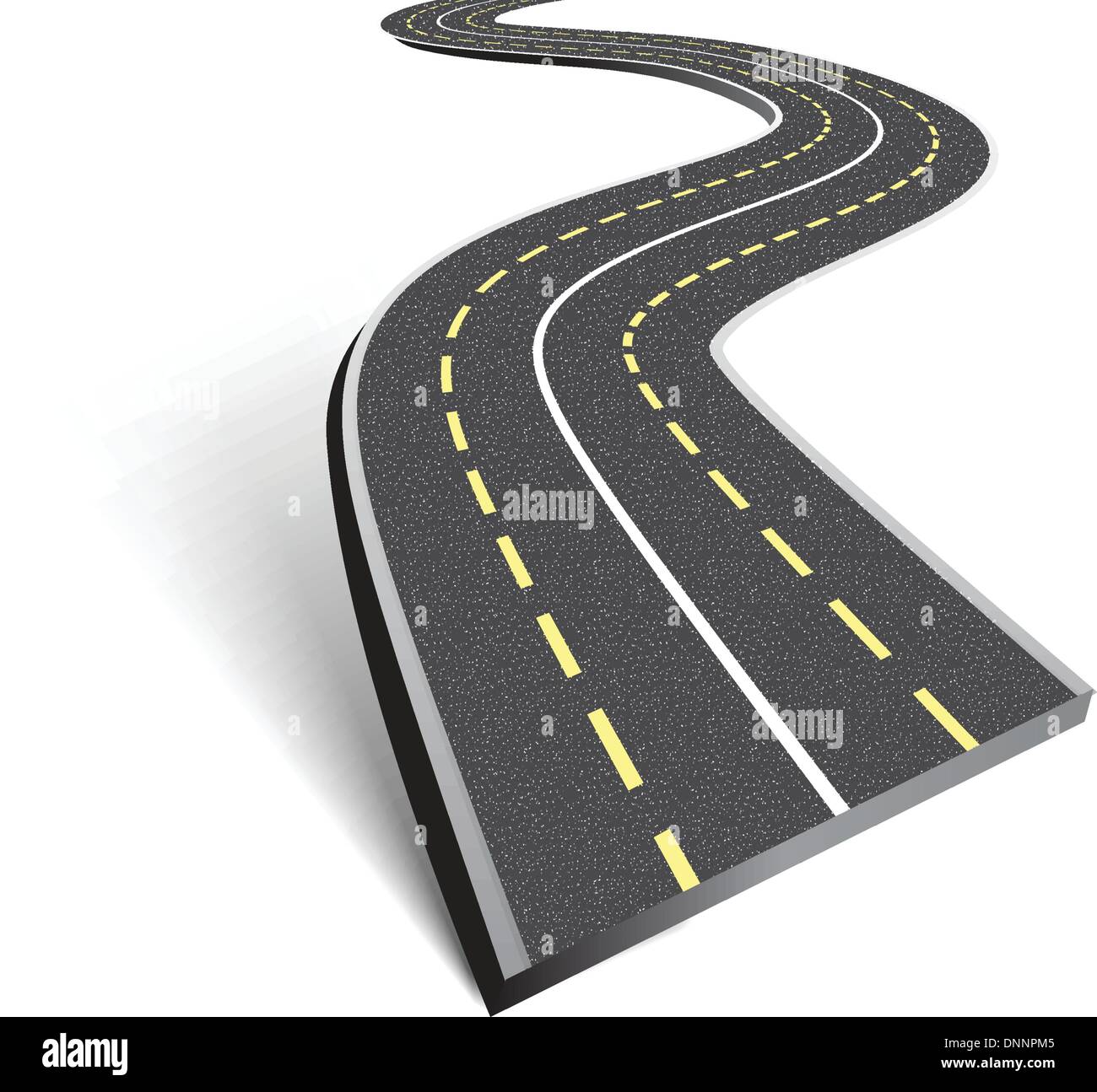 Asphalt Road Texture Yellow Stripe Stock Vector Images - Alamy