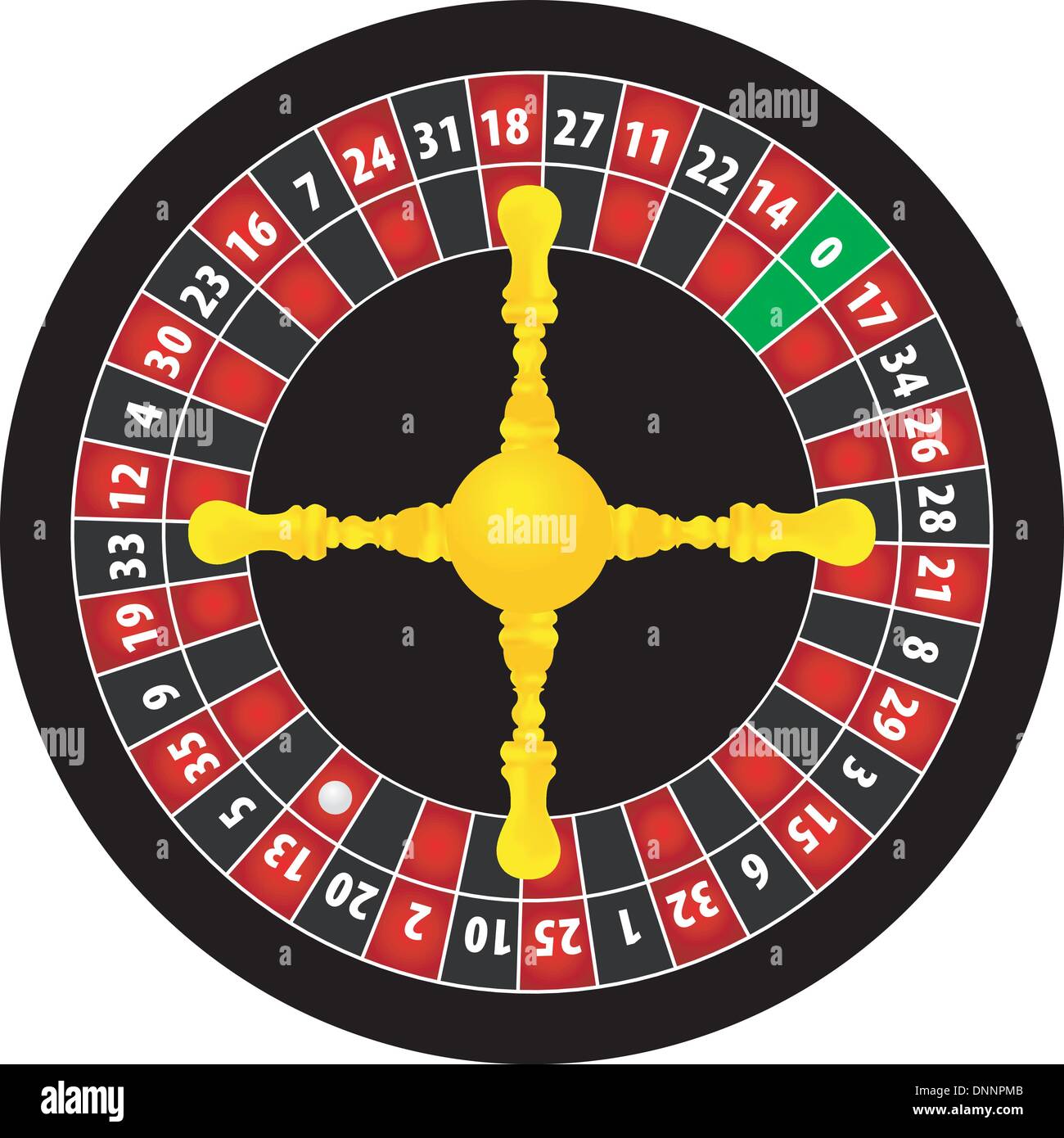 Croupier white background Stock Vector Images - Alamy