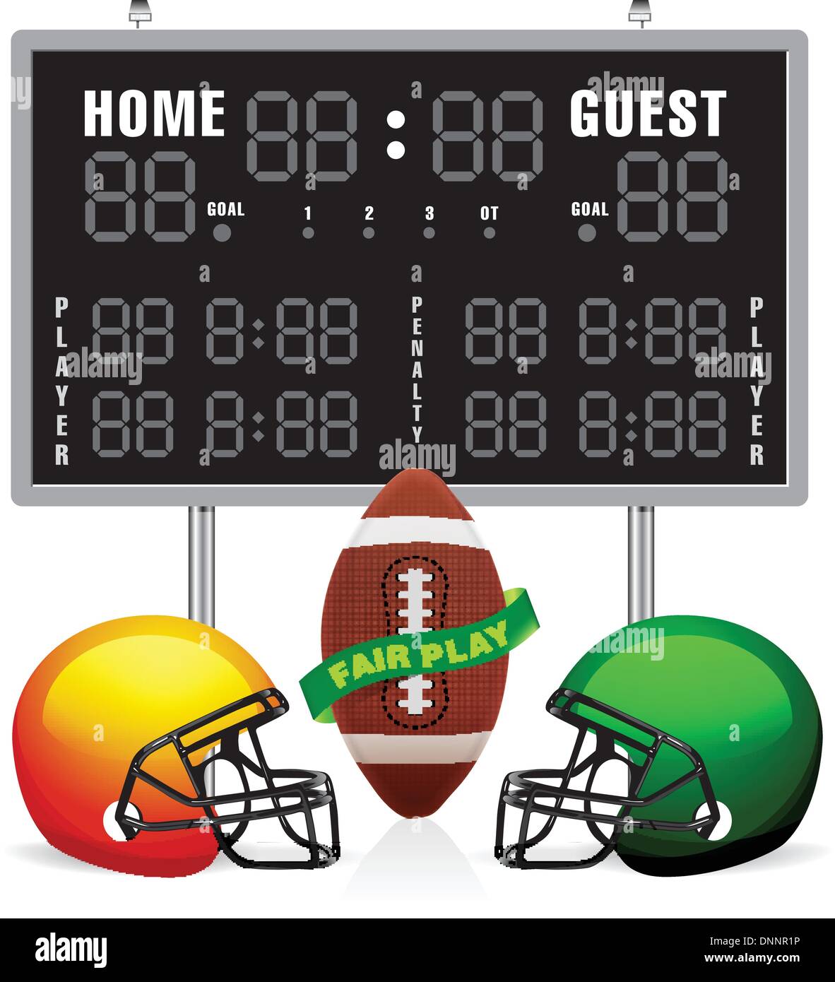 Football score board letters hi-res stock photography and images - Alamy