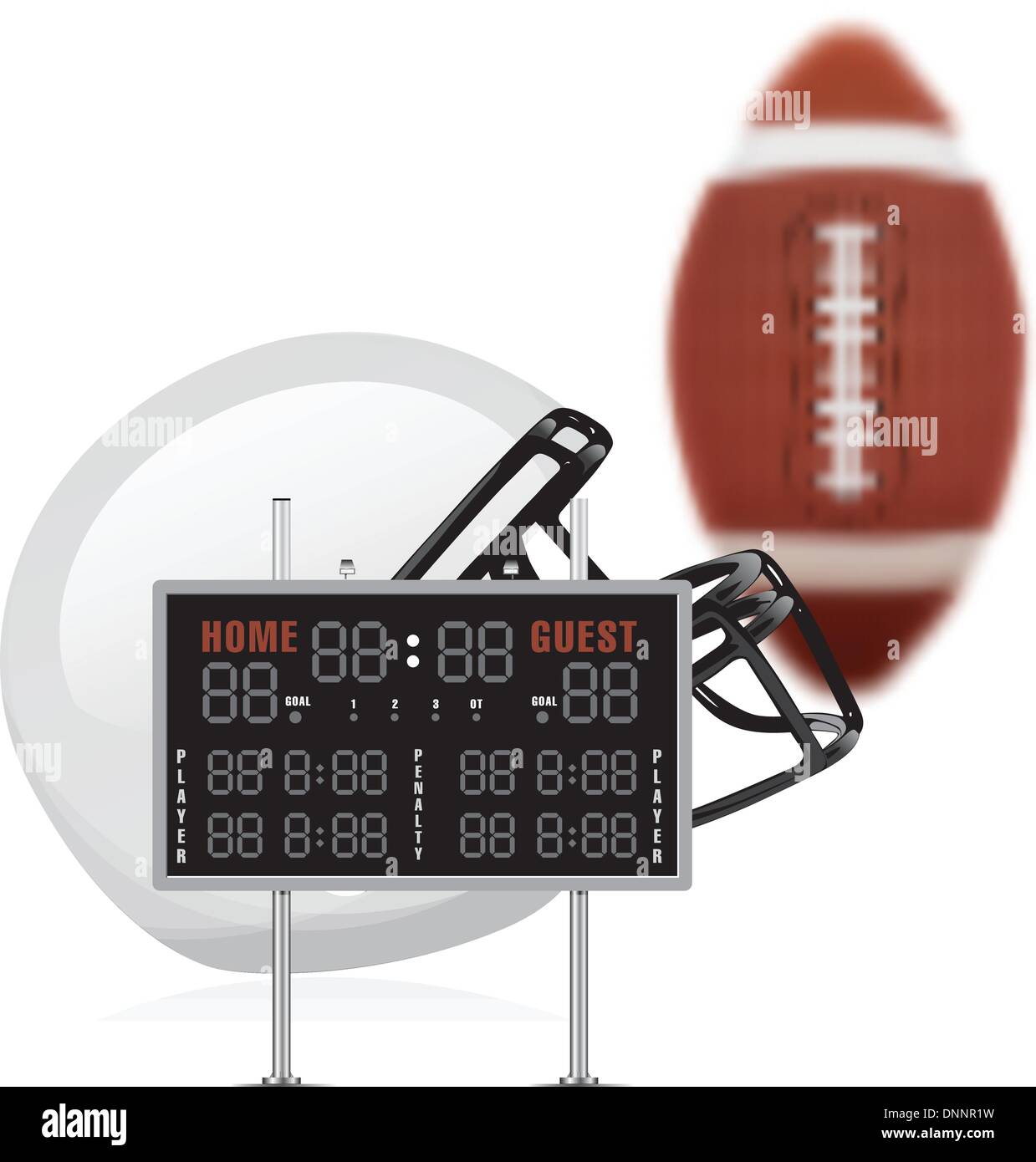 Baseball Scoreboard Baseball Scoreboard Stadium Cut Out Stock Images ...