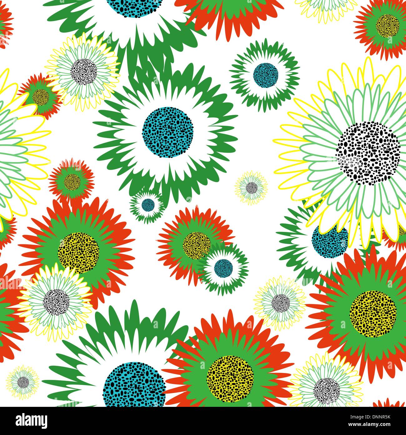 Flower seamless vector background for design use Stock Vector Image ...