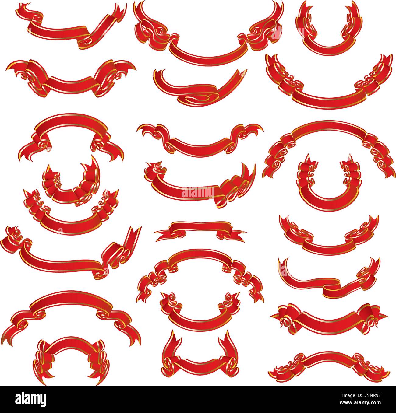 Set of different vector ribbons for design use Stock Vector Image & Art ...