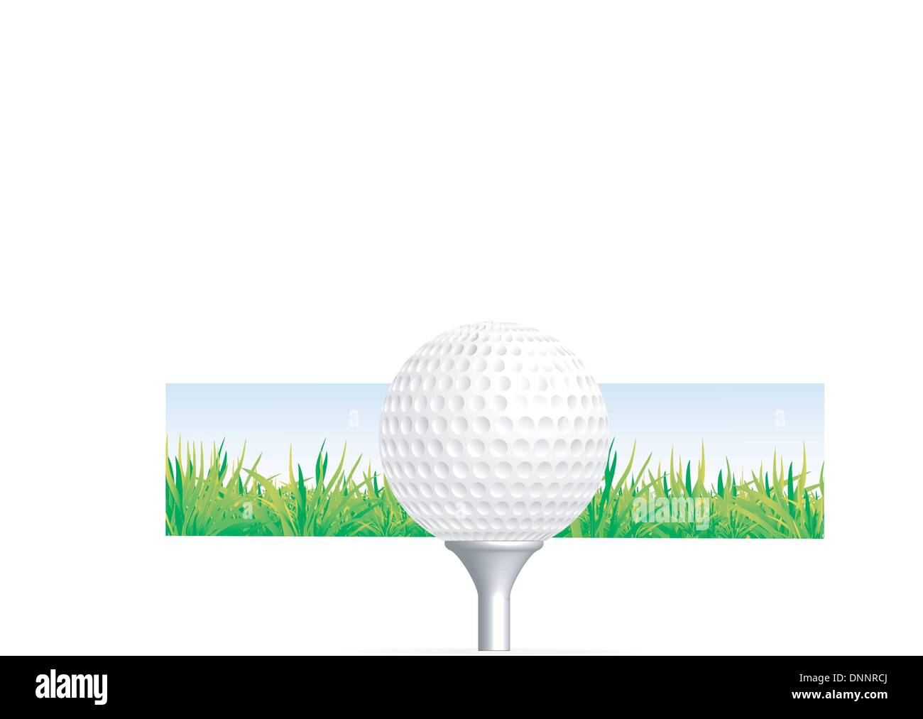 Driving the golf ball Stock Vector Images - Alamy