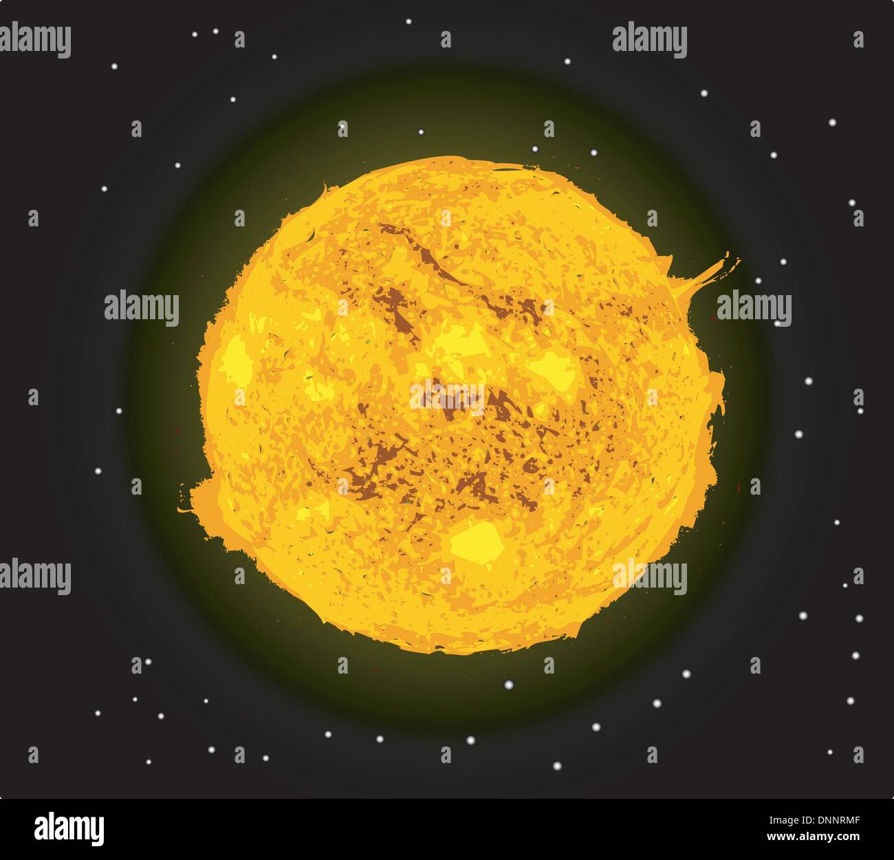 Fireball sunrise Stock Vector Images - Alamy