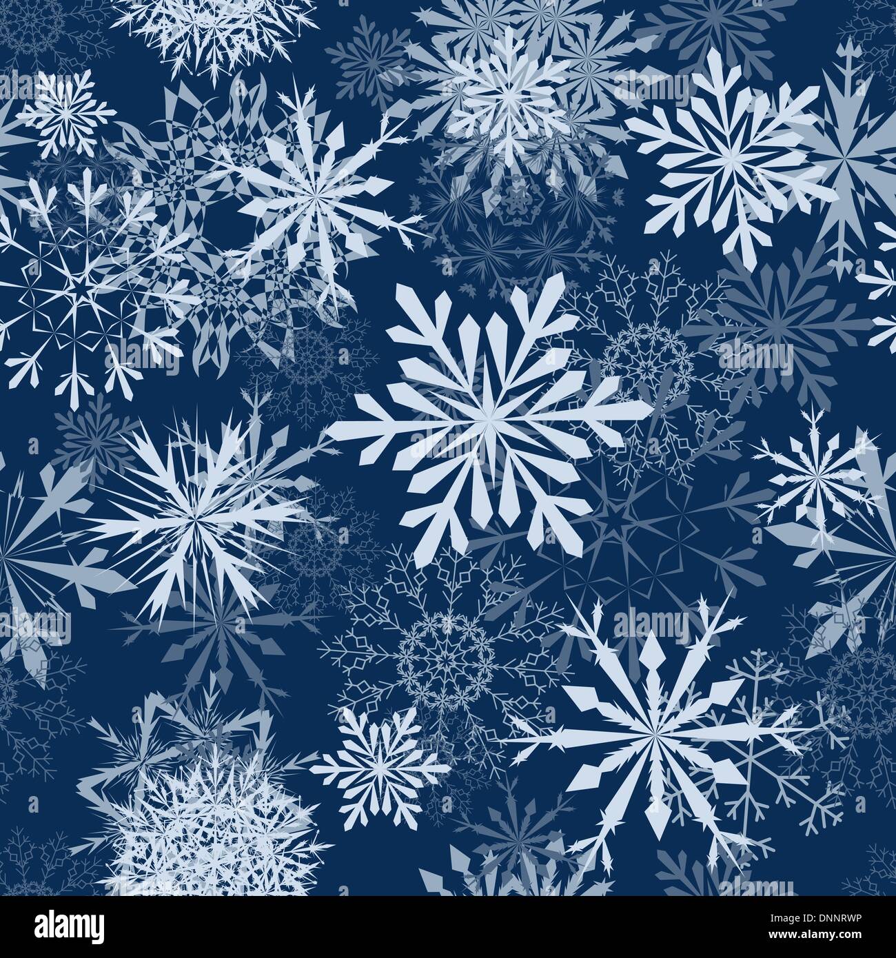 Seamless snowflakes background for winter and christmas theme. Vector illustration Stock Vector ...