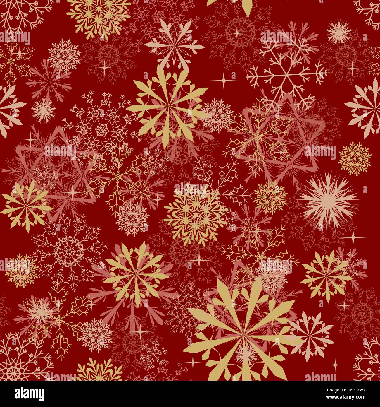 Seamless snowflakes background for winter and christmas theme. Vector ...