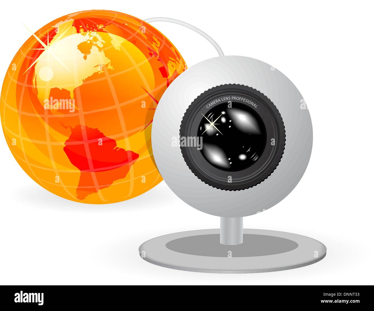 Webcam cord Stock Vector Images - Alamy