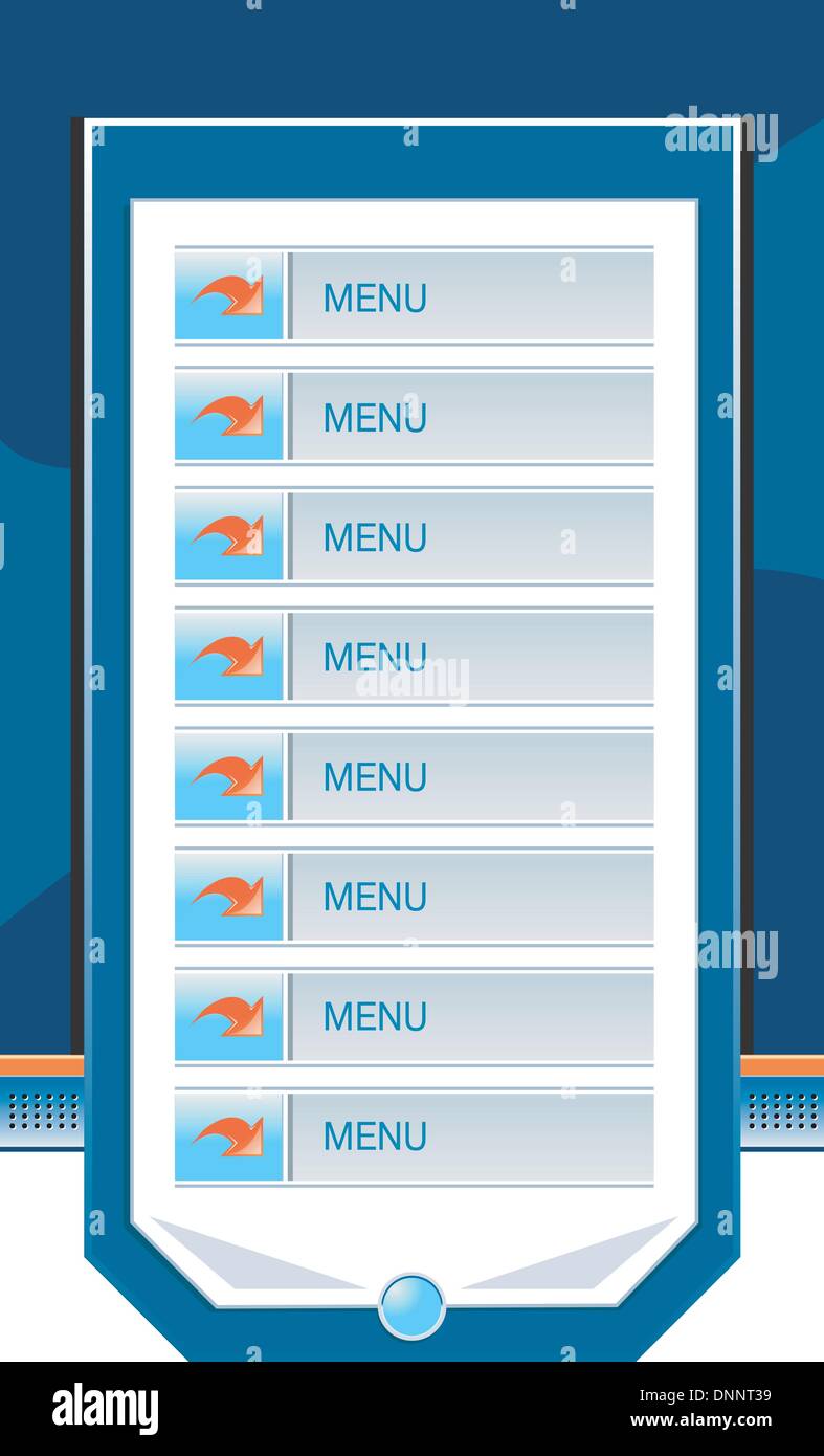 Drop down menu button hi-res stock photography and images - Alamy