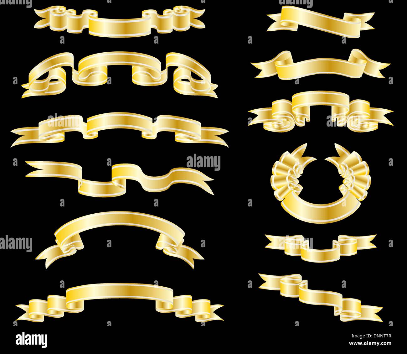 Set of different vector ribbons for design use Stock Vector Image & Art ...