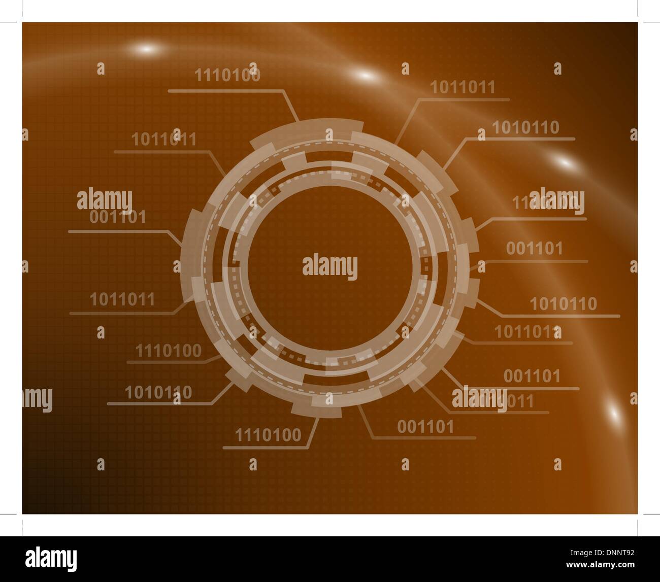 Technological brown background.Vector illustration with transparency ...