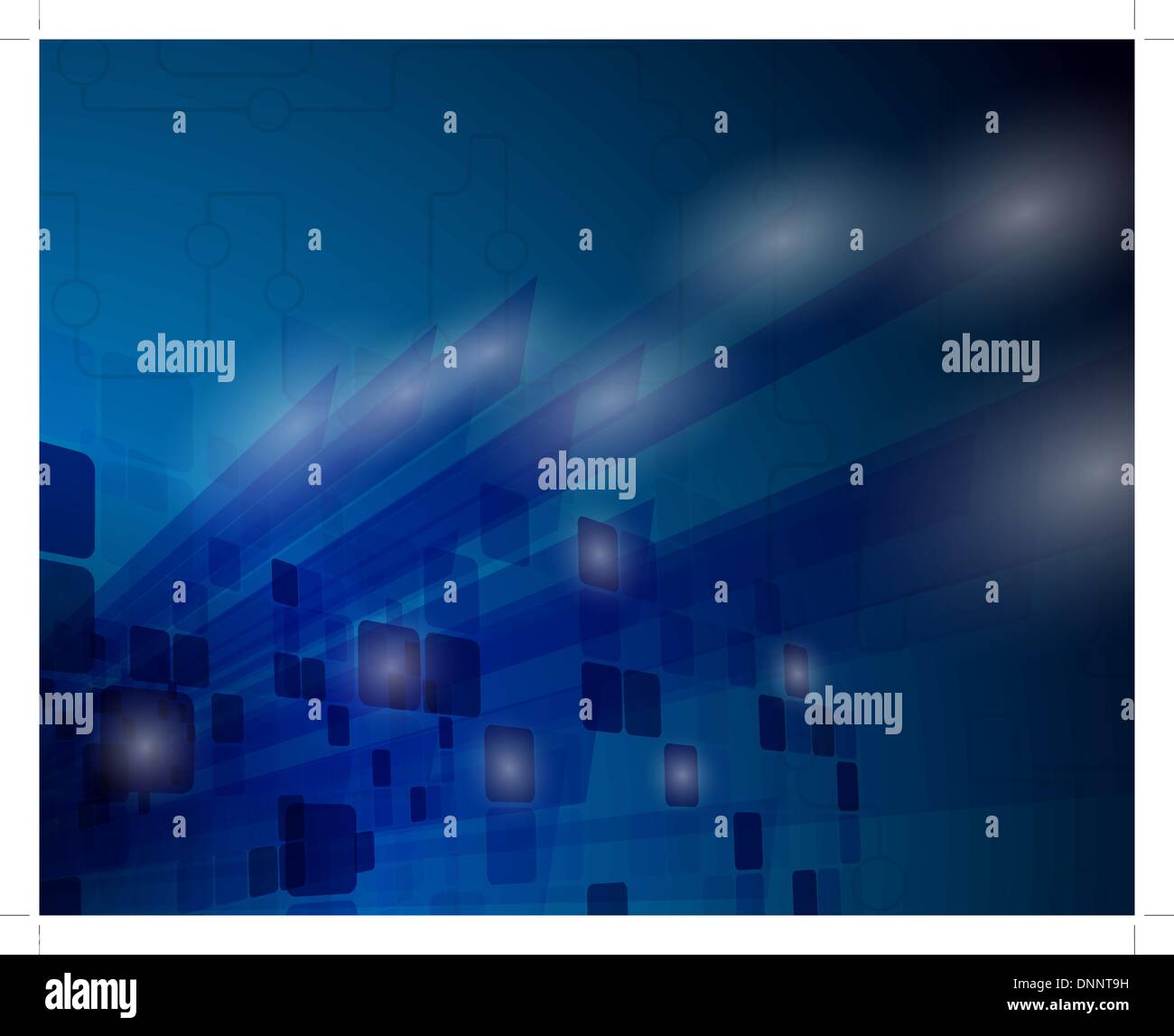 Technological blue background.Vector illustration with transparency ...