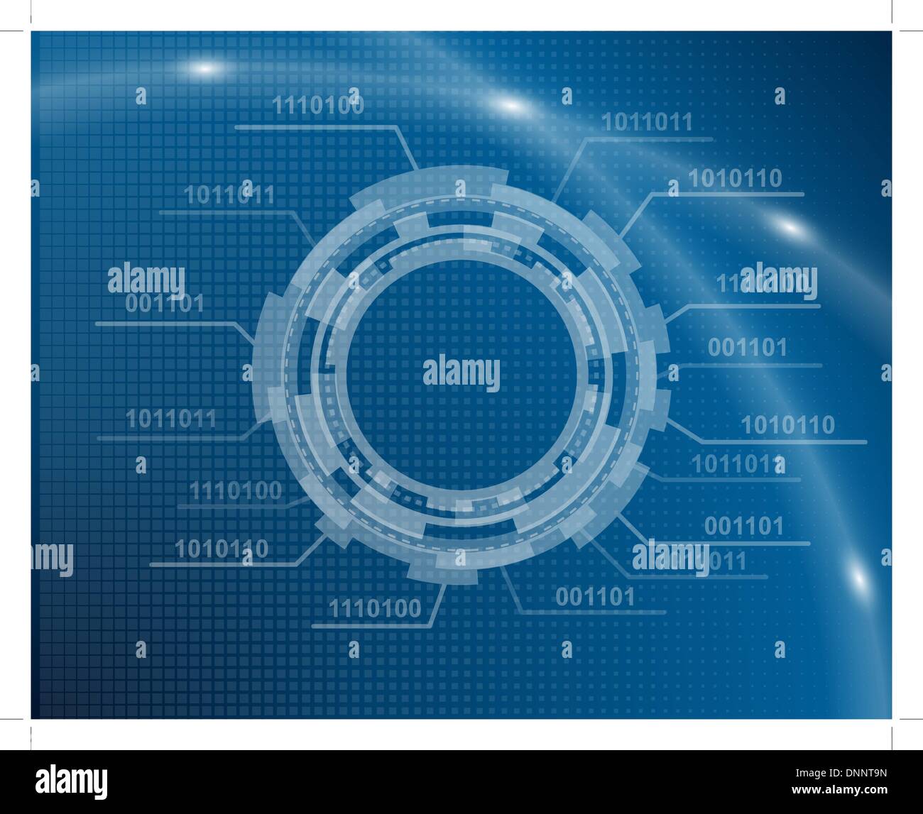 Technological blue background.Vector illustration with transparency ...