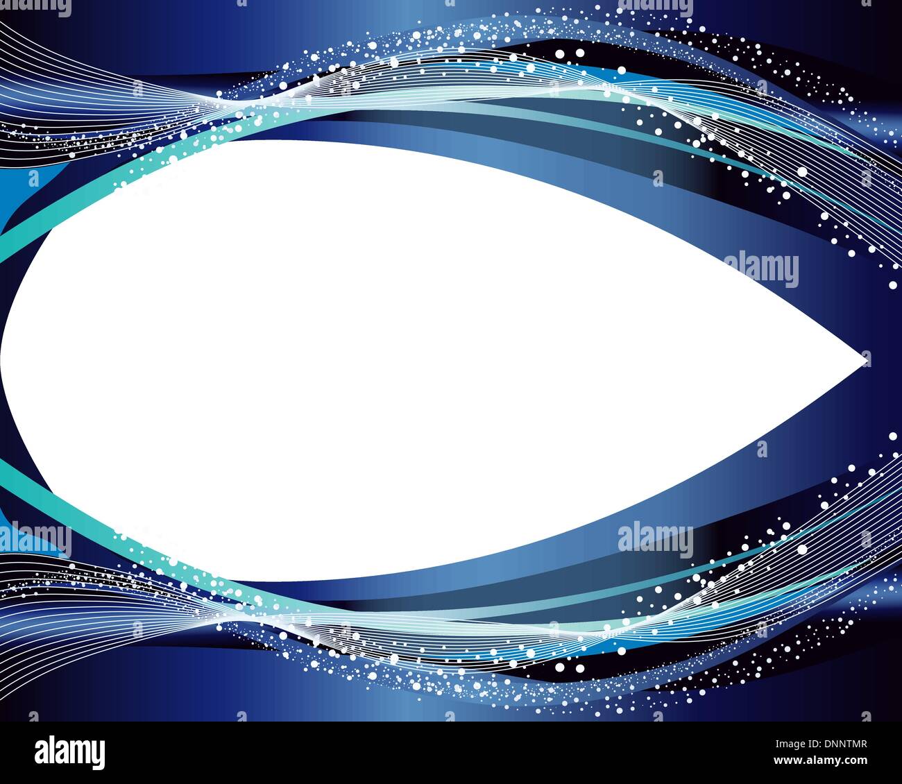 Abstract vector frame background with stars and bubbles Stock Vector ...