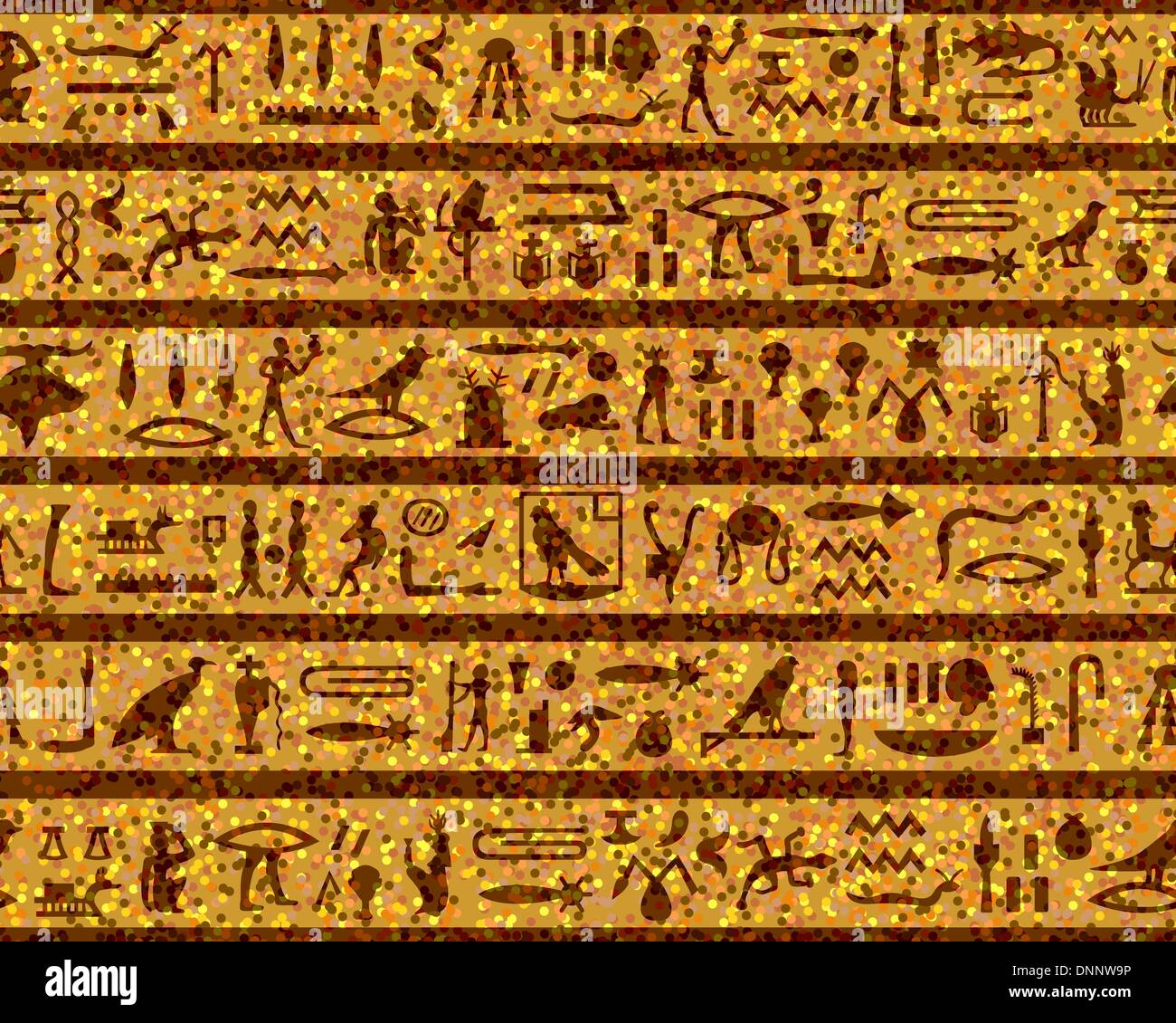 Egyptian seamless hieroglyphs pattern. For easy making seamless pattern ...