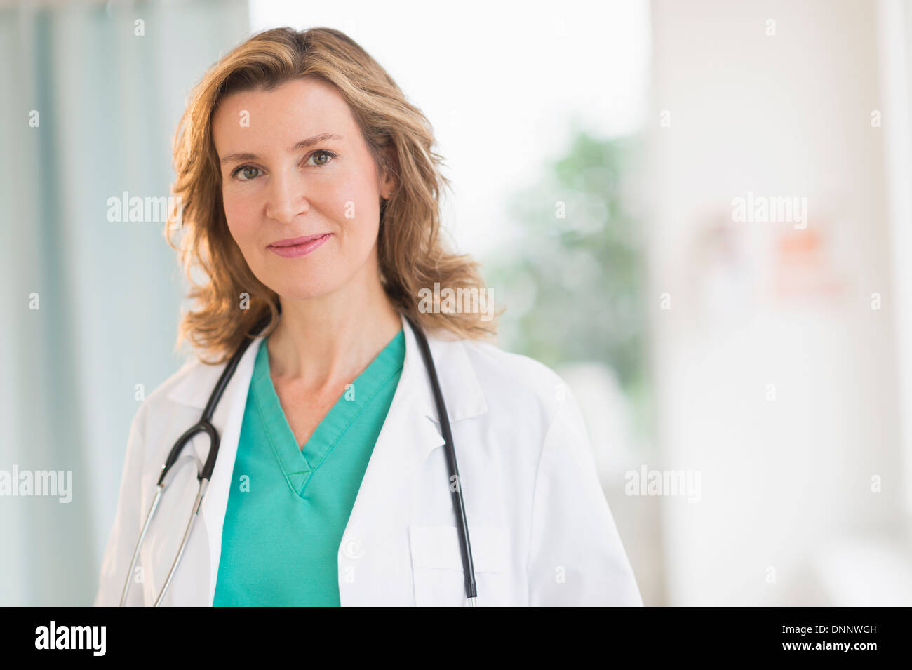Portrait of female doctor Stock Photo - Alamy