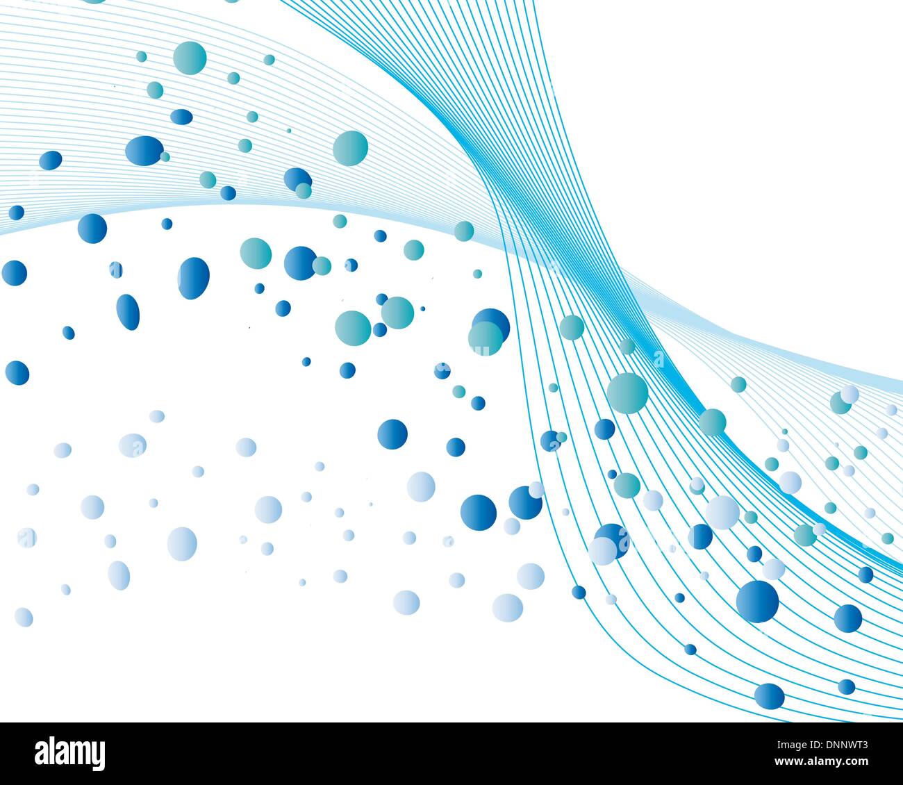 Abstract water vector background with bubbles of air Stock Vector Image ...