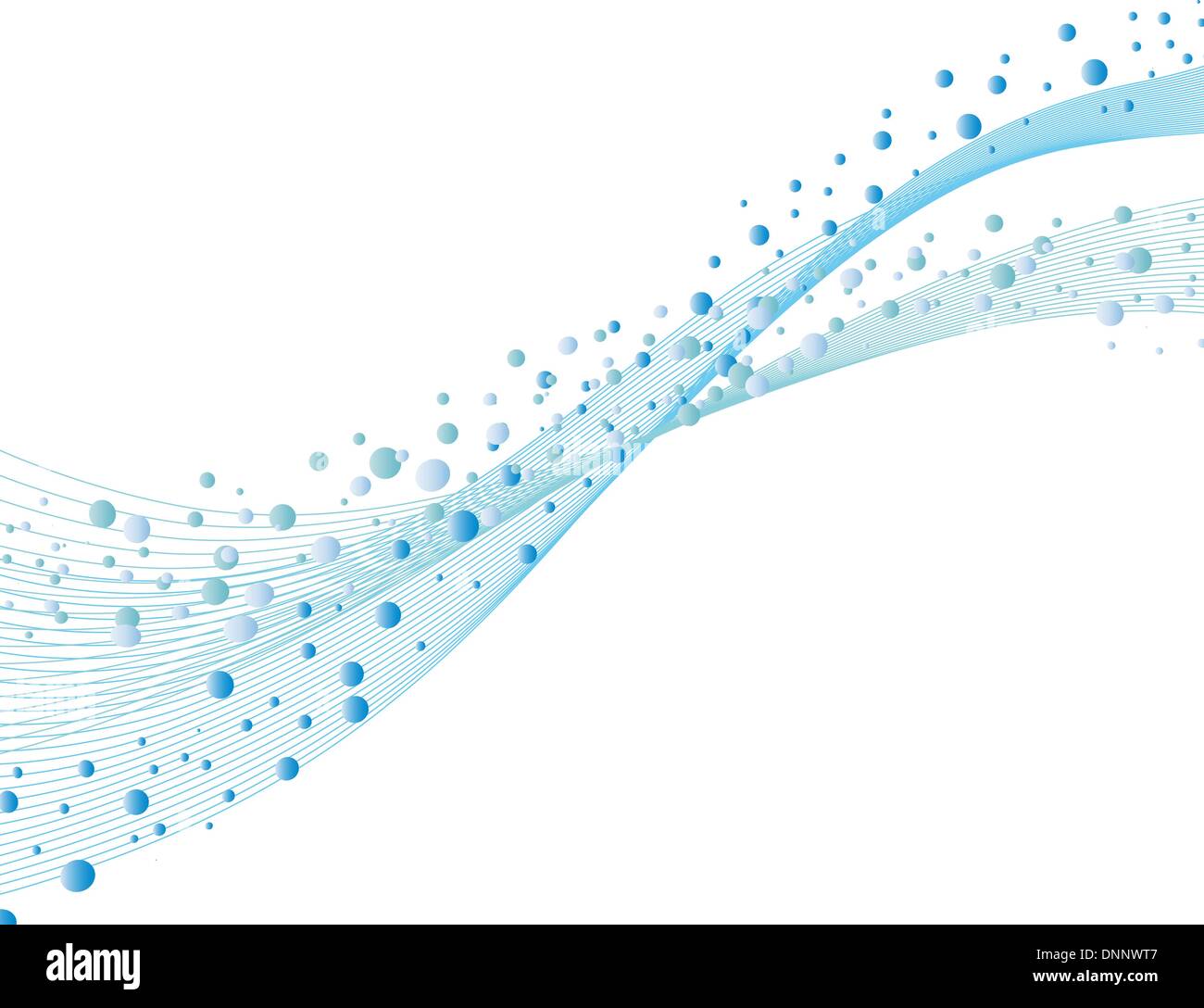 Abstract water vector background with bubbles of air Stock Vector Image ...