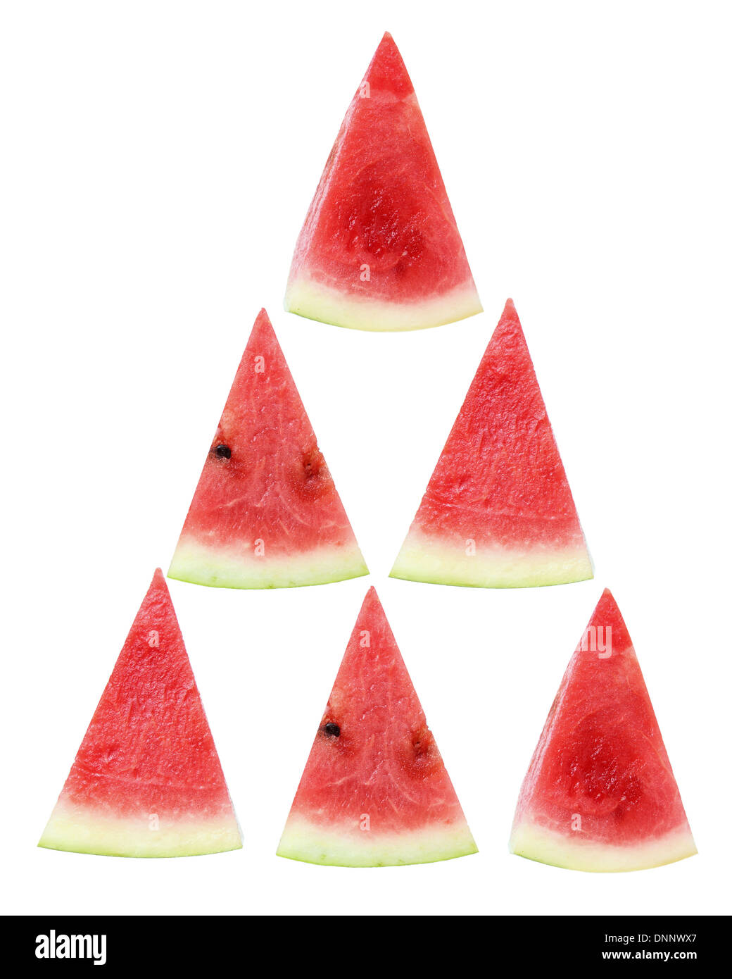 Slices of Watermelon Stock Photo - Alamy