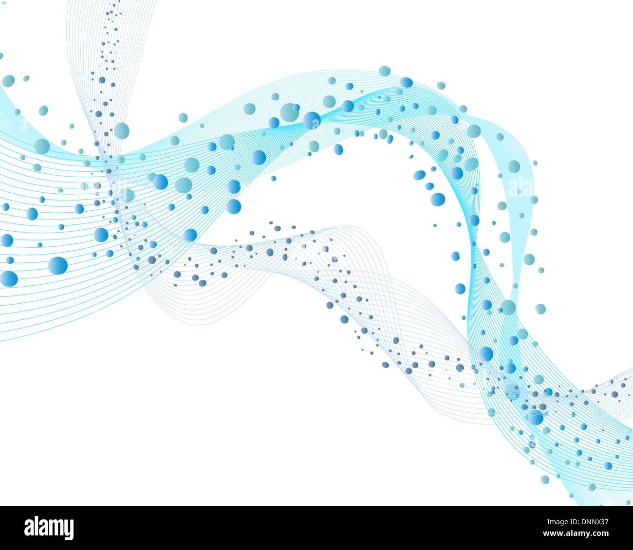 Abstract water vector background with bubbles of air Stock Vector Image ...
