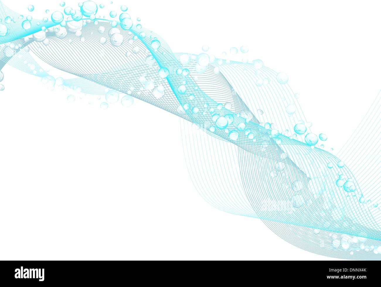 Abstract water vector background with bubbles of air Stock Vector Image ...