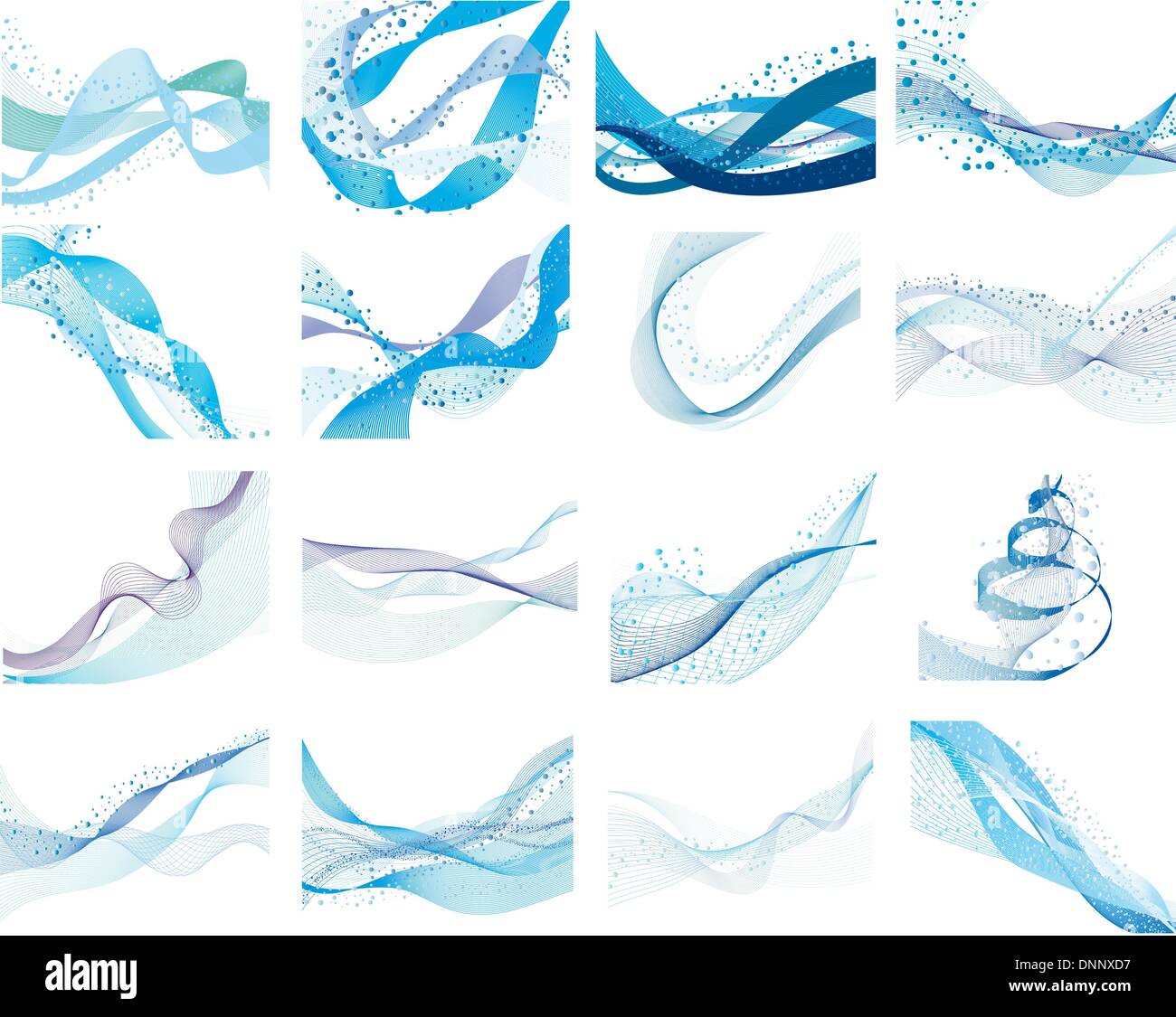 Abstract water vector background with bubbles of air Stock Vector Image ...