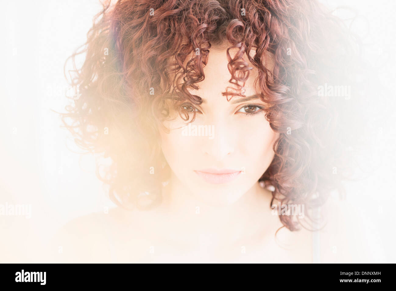 Portrait young beautiful woman bright hi-res stock photography and ...