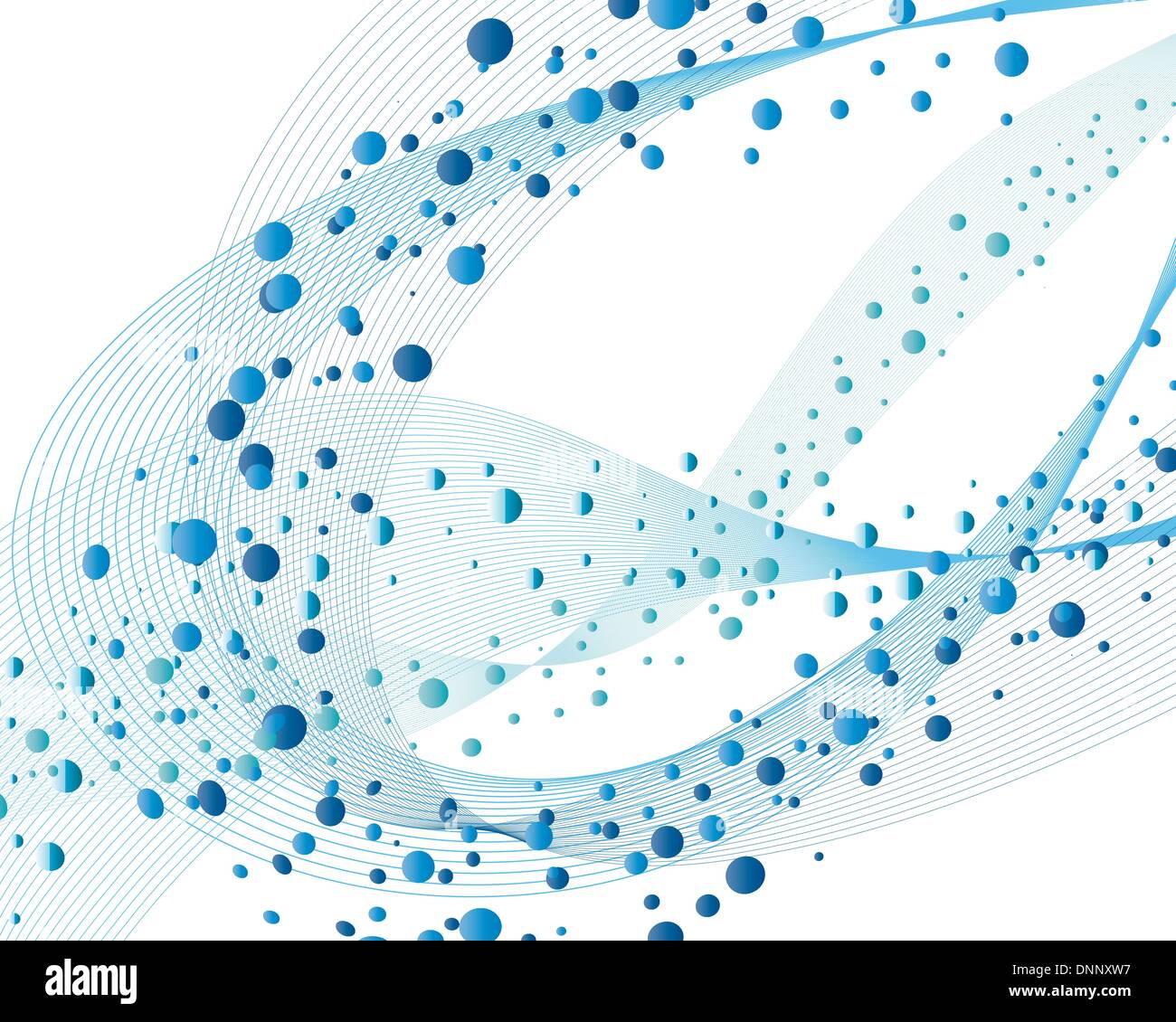 Abstract water vector background with bubbles of air Stock Vector Image ...