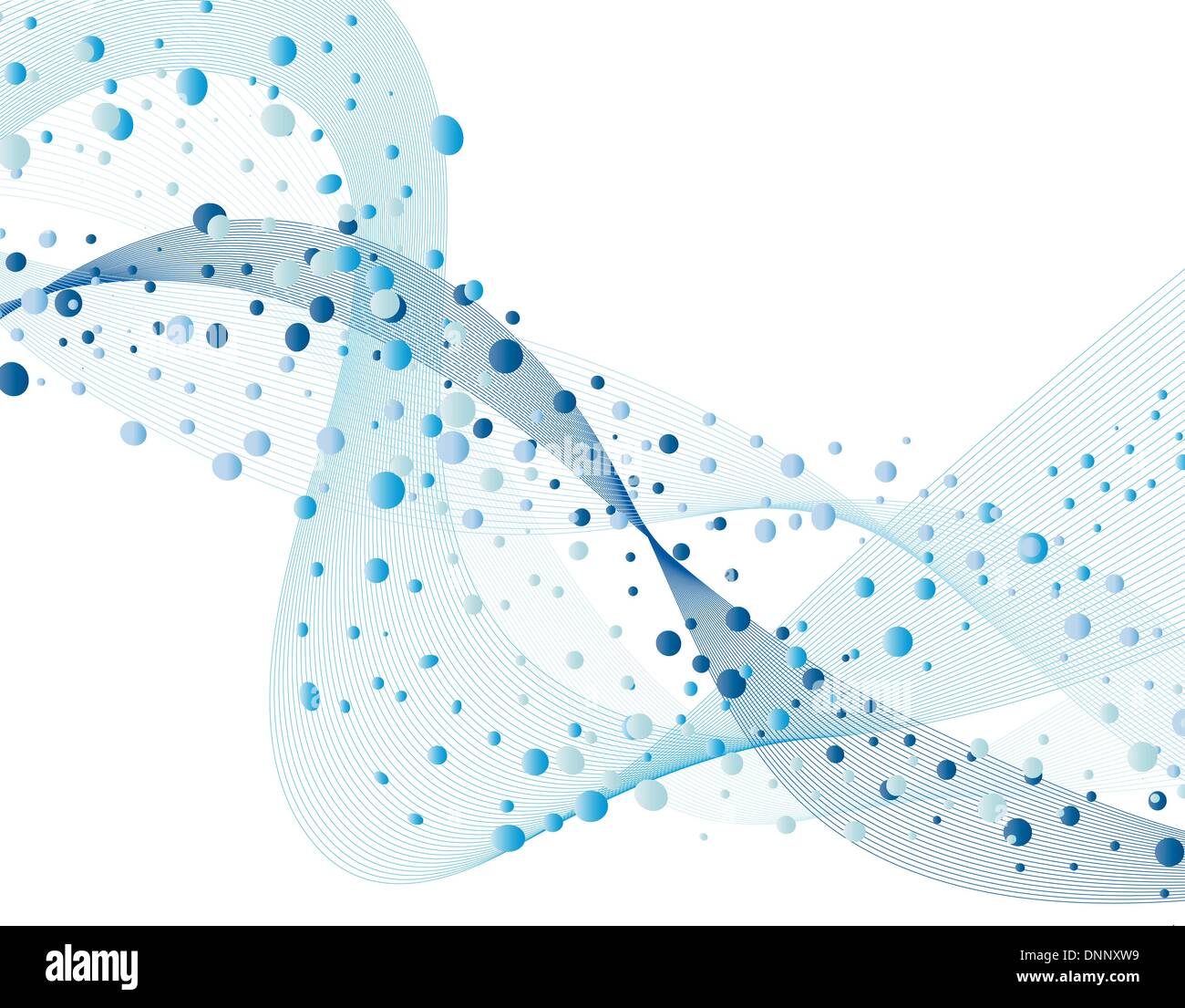 Abstract water vector background with bubbles of air Stock Vector Image ...