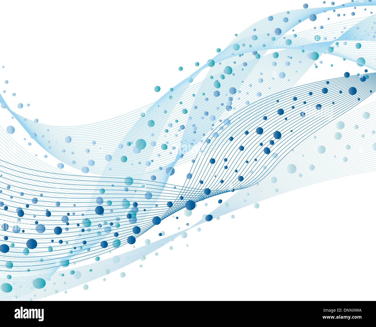 Abstract water vector background with bubbles of air Stock Vector Image ...