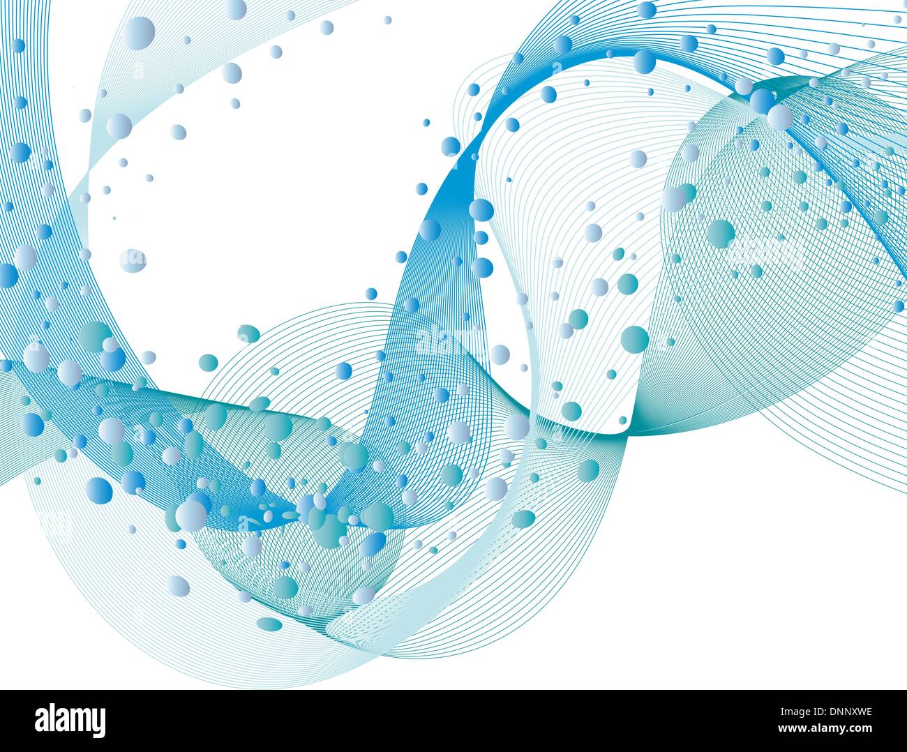 Abstract water vector background with bubbles of air Stock Vector Image ...