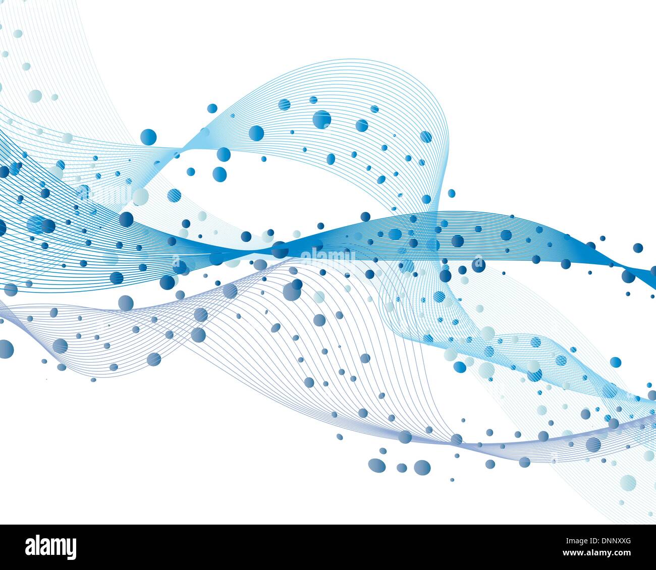 Abstract water vector background with bubbles of air Stock Vector Image ...