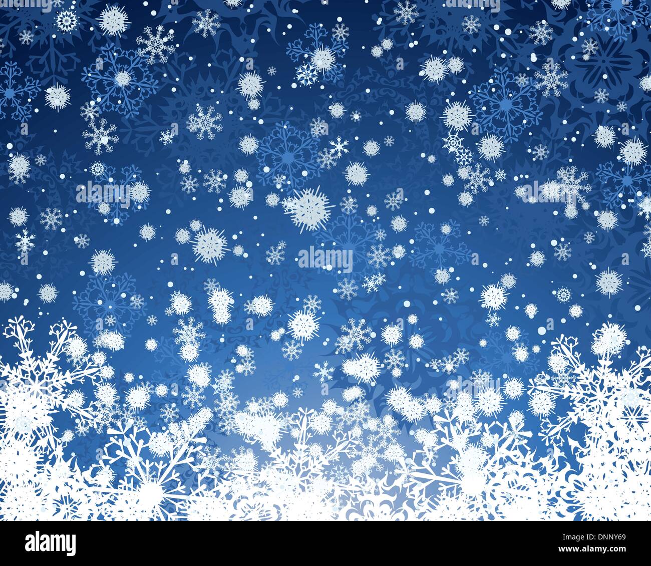 Wiinter background with snowflakes elements. Fully editable EPS 8 ...