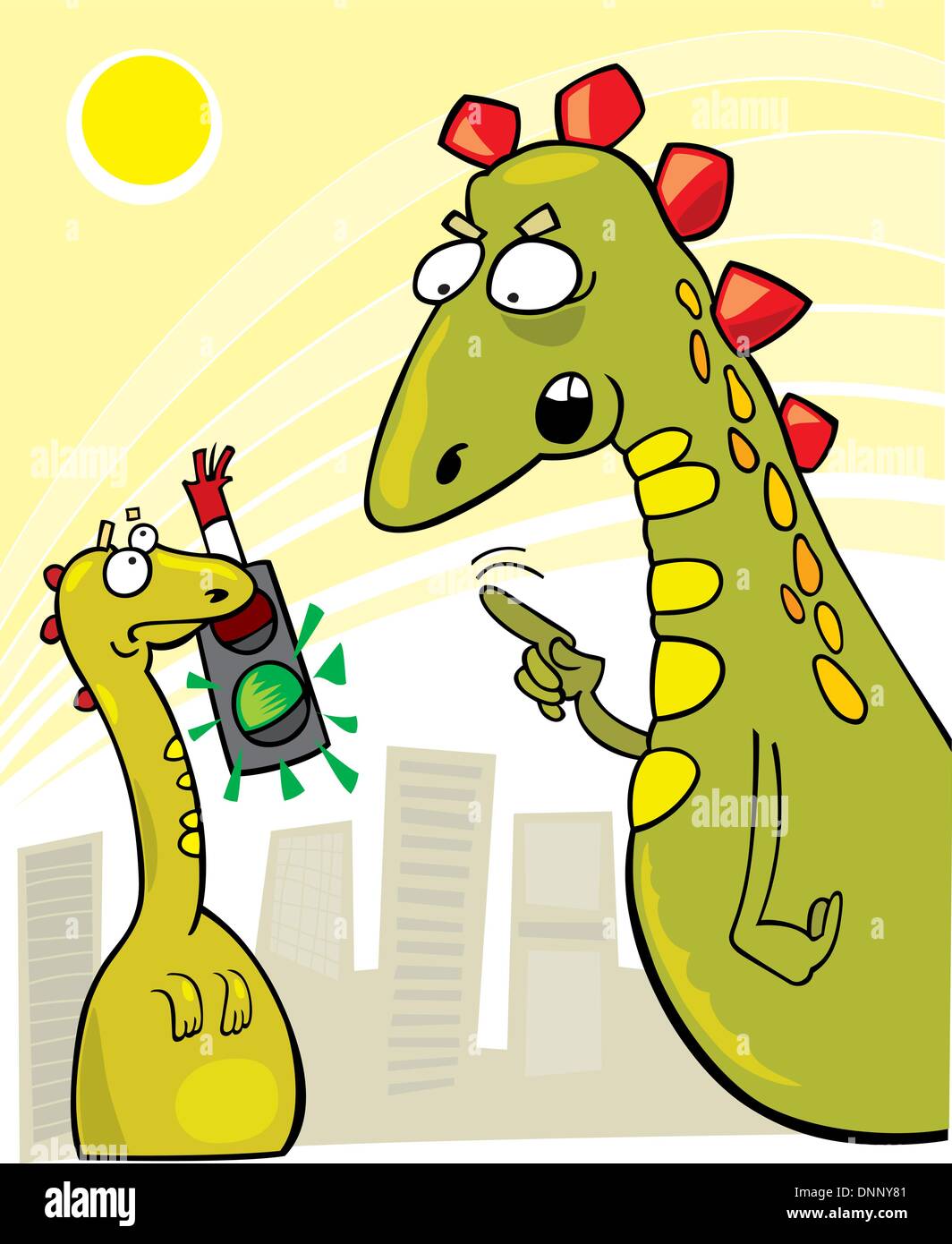 The angry godzilla Stock Vector Images - Alamy