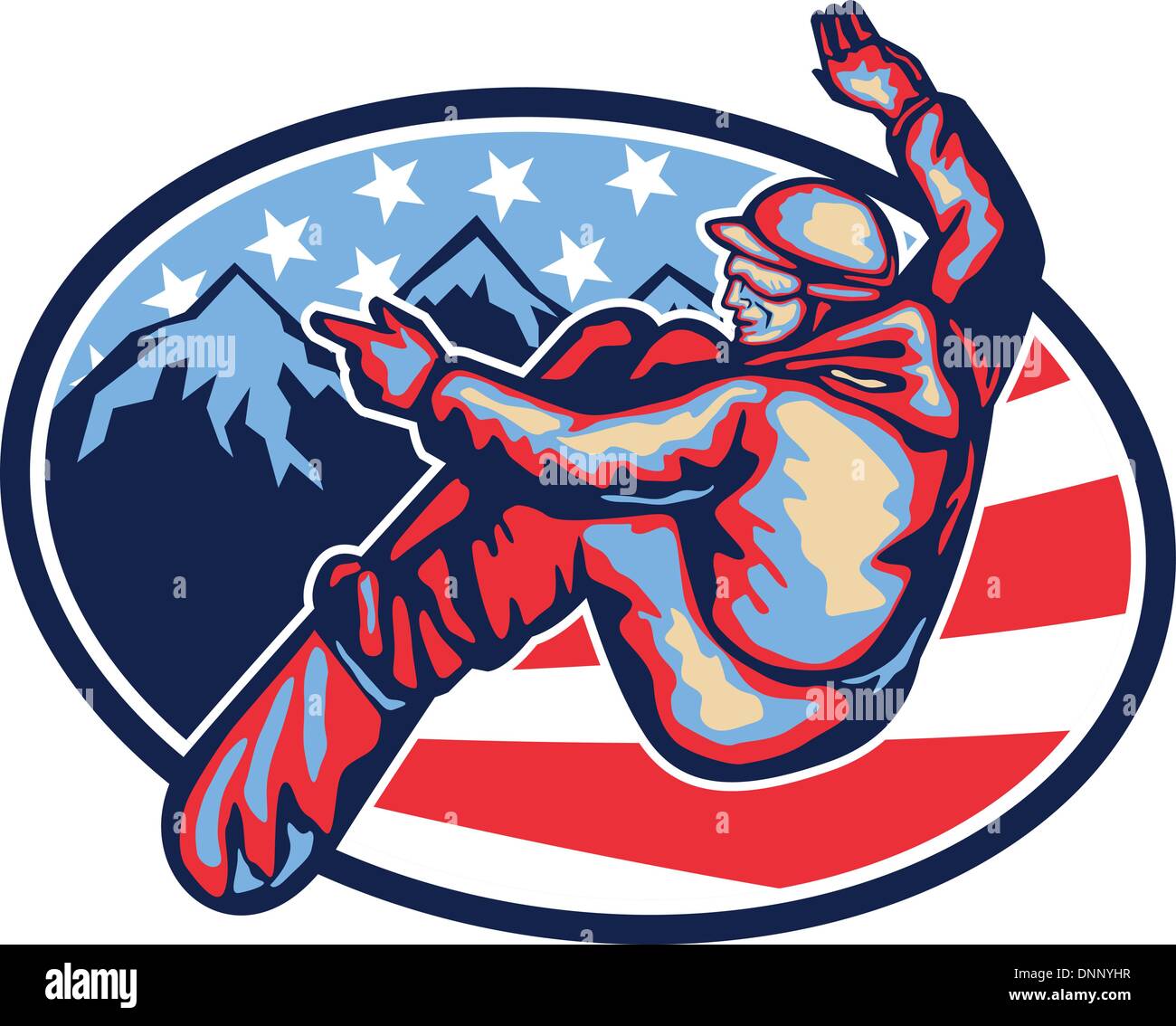 American alps Stock Vector Images - Alamy