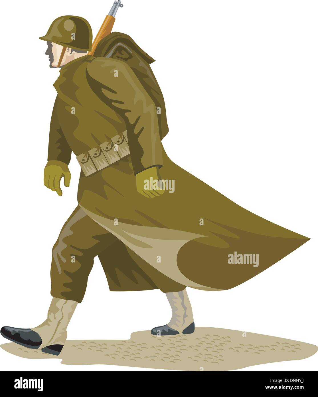 Infantry soldier Stock Vector Images - Alamy