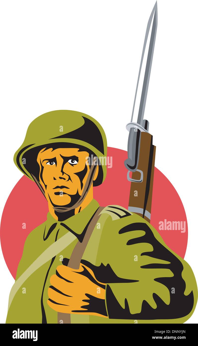 Cartoon Army Marching