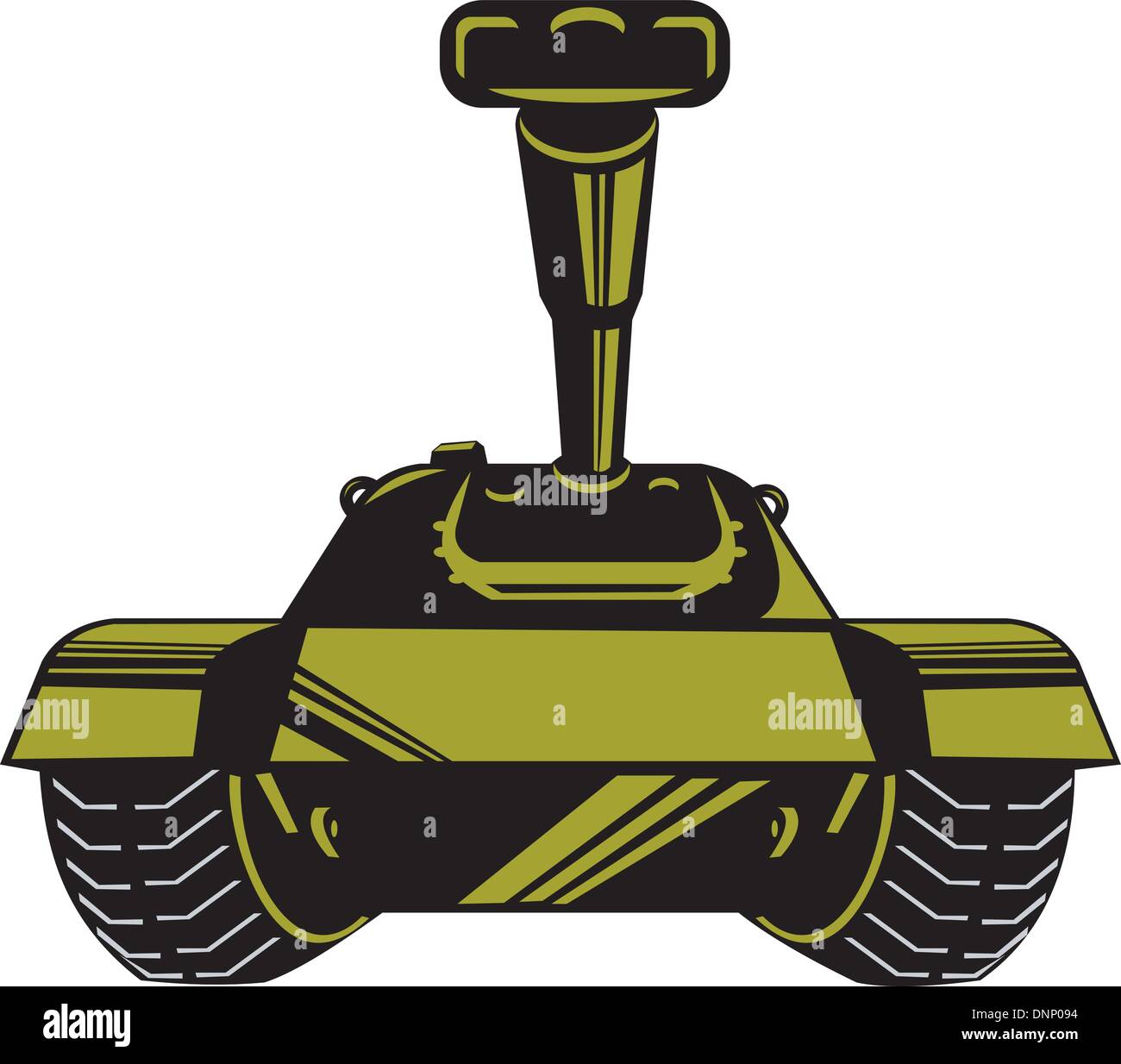 An army tank in retro style Stock Vector Image & Art - Alamy