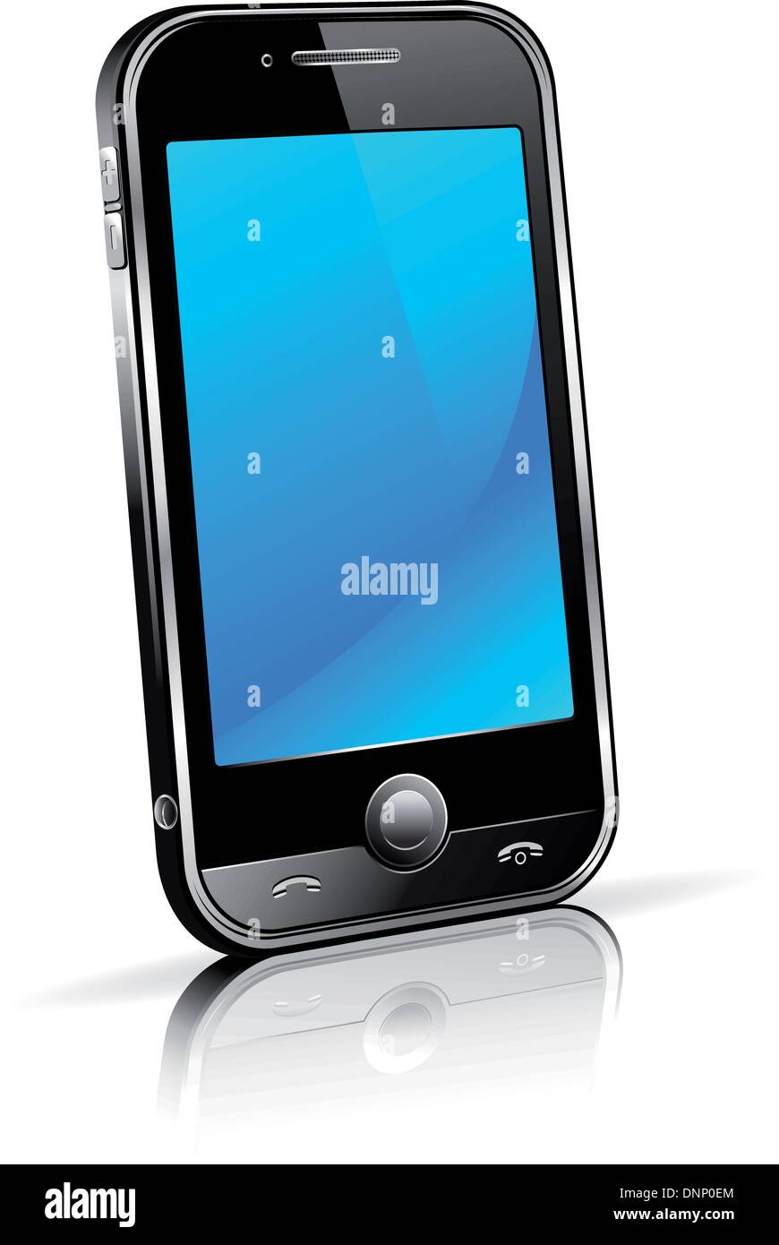 Cell Smart Mobile Phone 3D cellphone Stock Vector Image & Art - Alamy