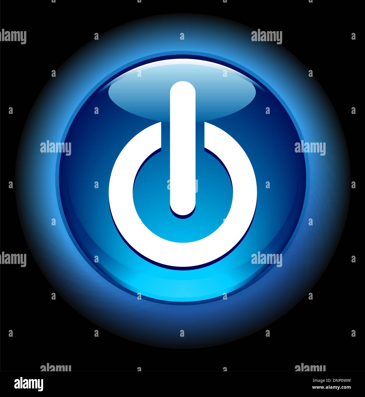 Power On Button - Power On Stock Vector Image & Art - Alamy