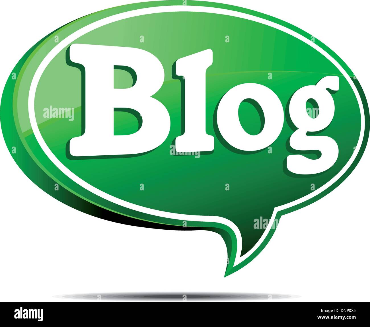 Green Speech Bubble Brand Icon