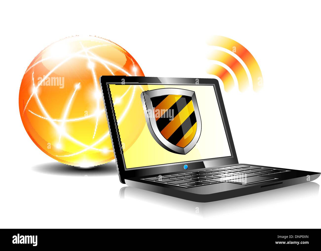 Computer password Stock Vector Images - Alamy