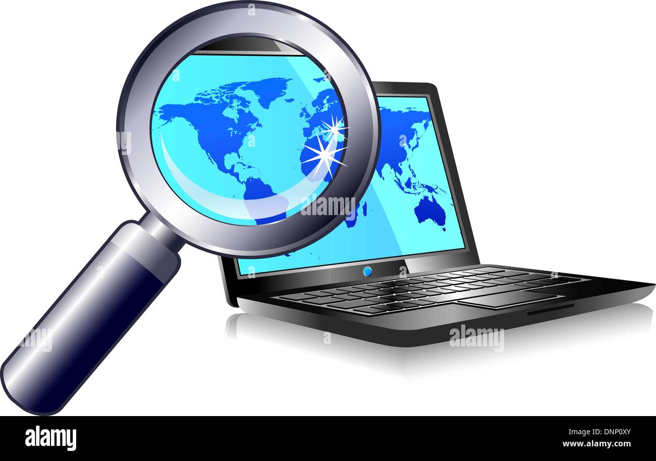 Internet search engine Stock Vector Images - Alamy