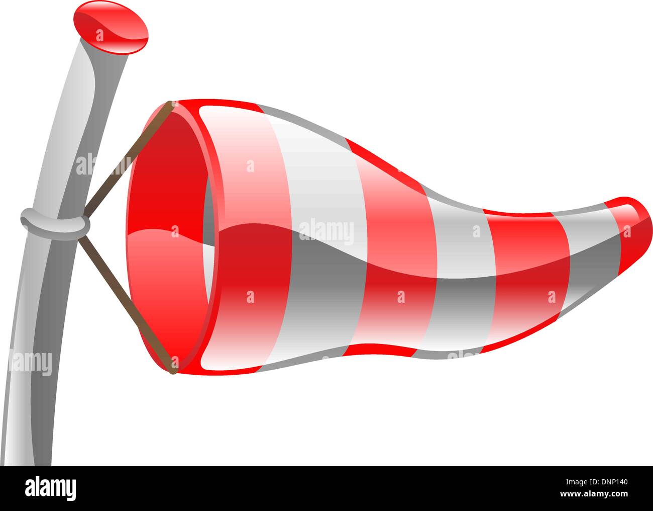 Illustration of a windsock Stock Vector Image & Art - Alamy