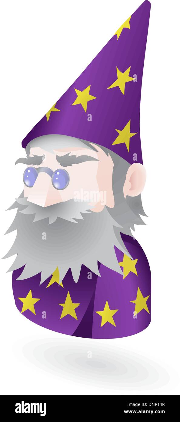 Illustration of a wizard Stock Vector Image & Art - Alamy