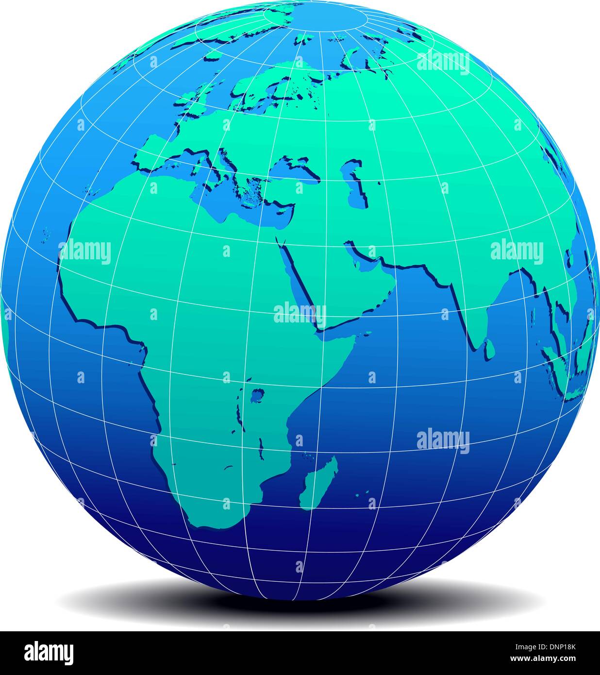 Wereldkaart Globe Vector Orange World Map Earth Globes Stock