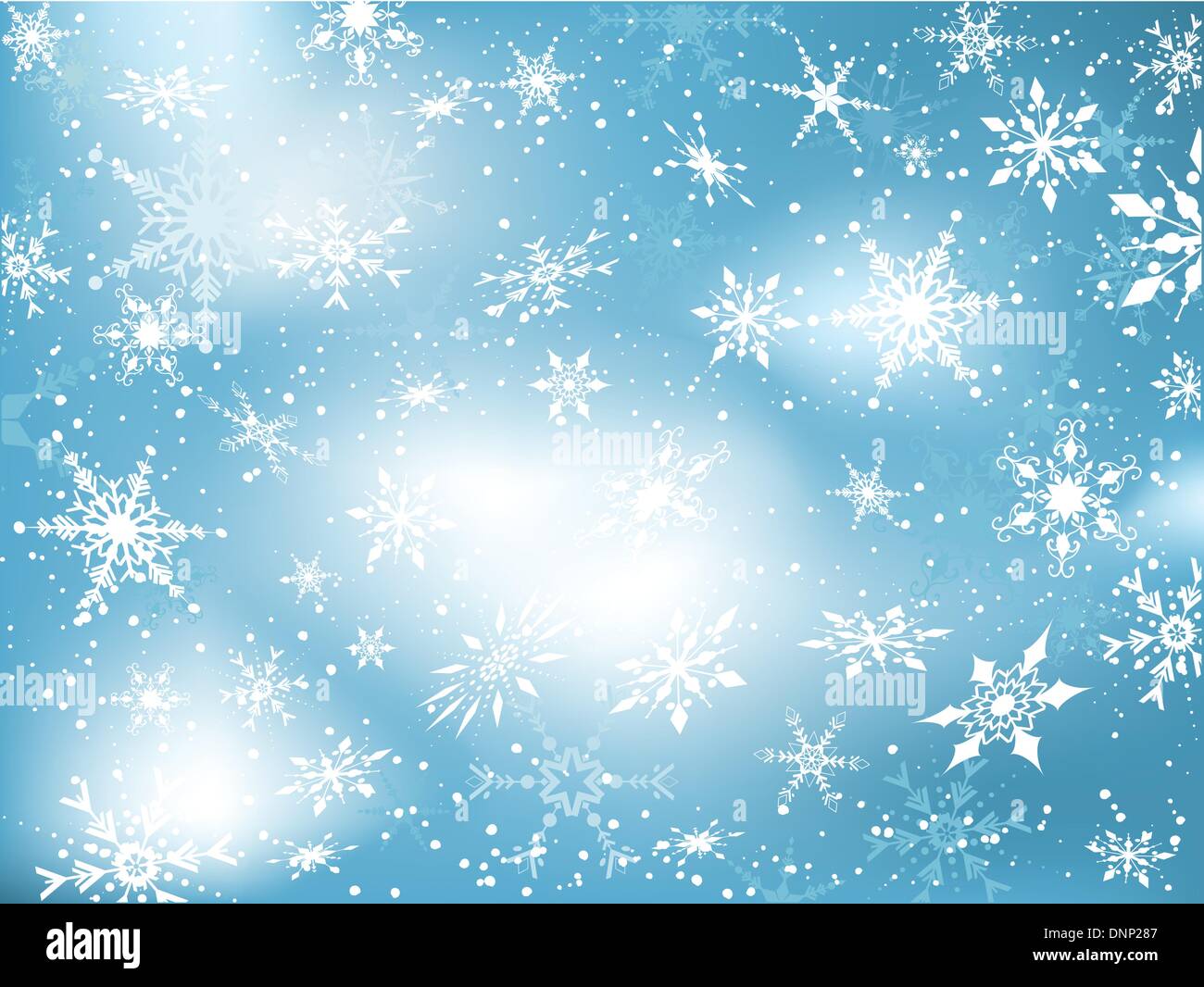 Decorative background with falling snowflakes Stock Vector Image & Art ...