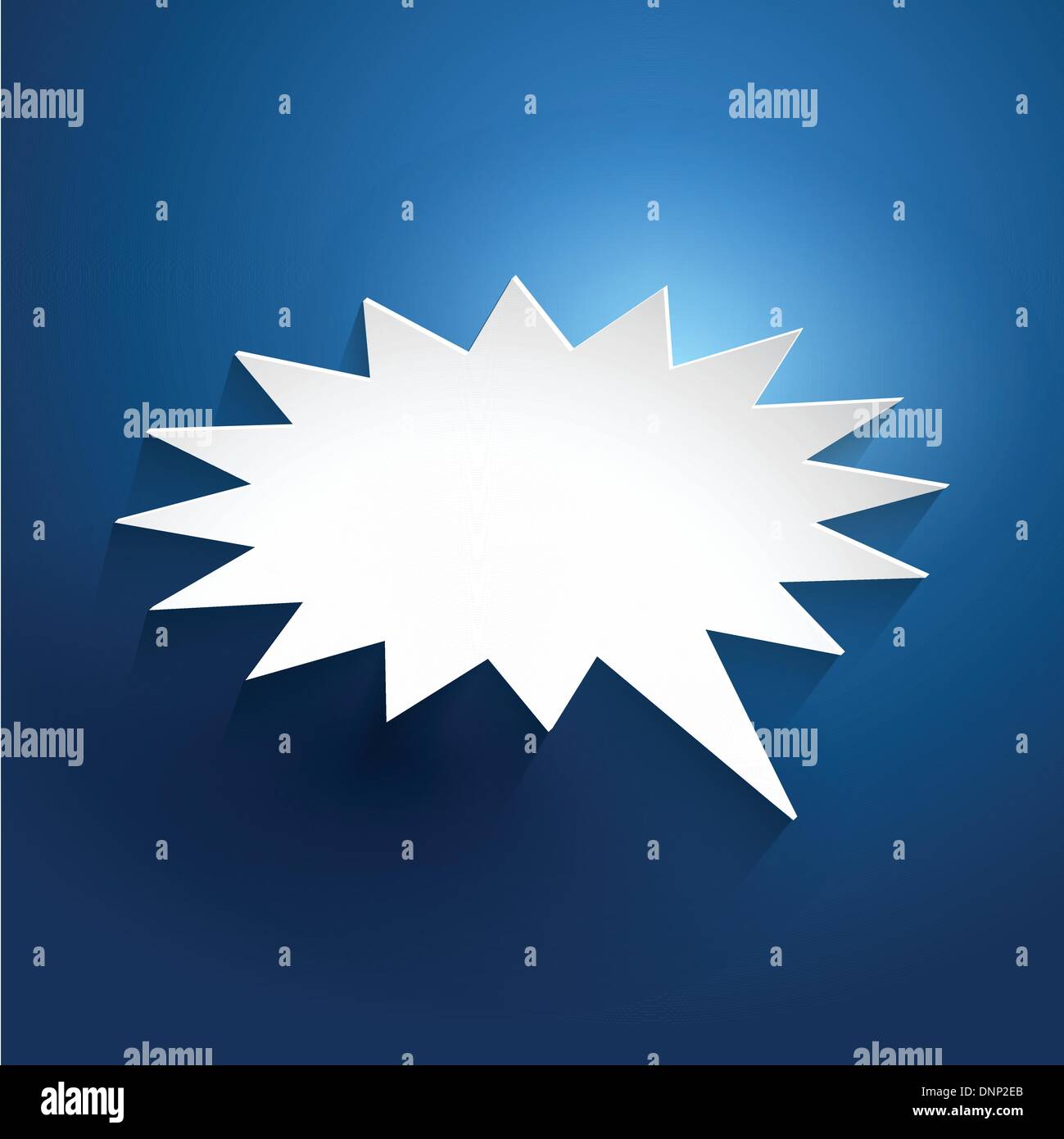 Background with a star shaped speech bubble design Stock Vector Image ...